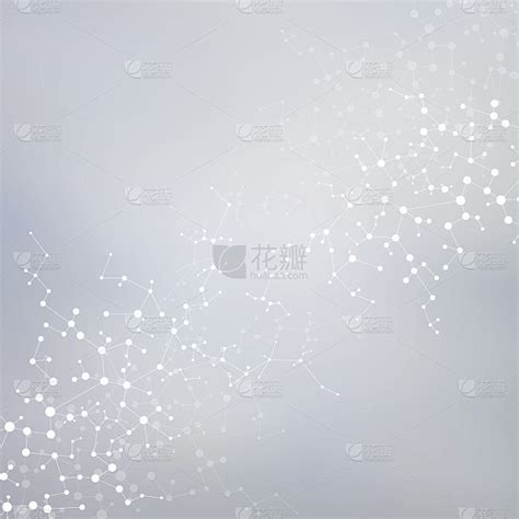 Dna和神经元的结构分子。抽象的背景。医学科学