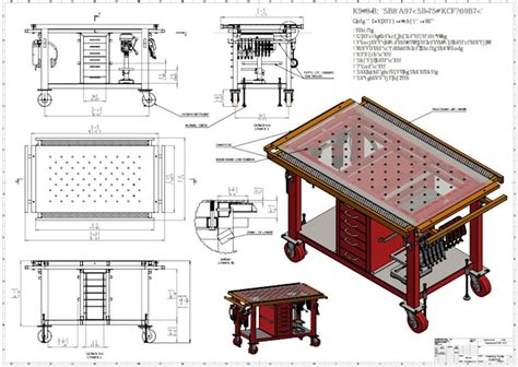 Make Drawings For Diy Welding Table Multipurpose Workbench By