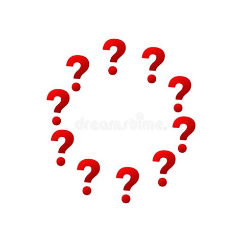 Question Circle Frame Stock Vector Illustration Of Gradient 337499395