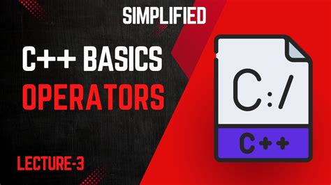Lecture 3 Operators In C With Easy Explanation Operators Cpp Codingforbeginners Youtube