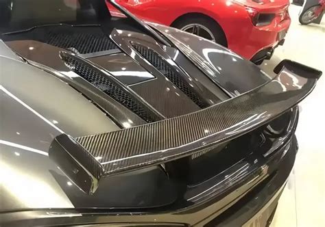 Mclaren 540c 570s 570gt Dry Carbon Fiber Rear Engine Cover