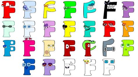 New Alphabet Lore But Everyone Transform Is F - YouTube
