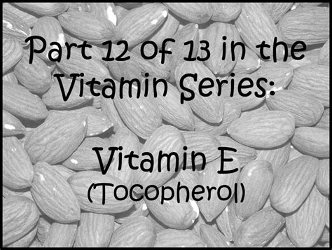 Vitamin E Tocopherol Kaleful Eating