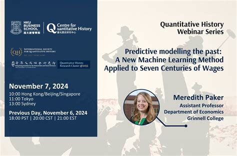 Predictive Modelling The Past A New Machine Learning Method Applied To