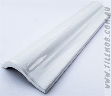 White Gloss Capping 50x200mm The Tile Mob