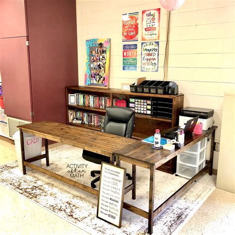 Build Your Own L Shaped Teacher Desk — Activity After Math