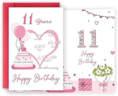 Xiangqiankan 11th Birthday Card Funny 11th Birthday