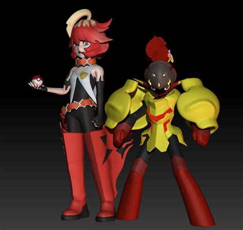 Pokemon Paldea Team Star Boss Mela 3d Model 3d Printable Cgtrader