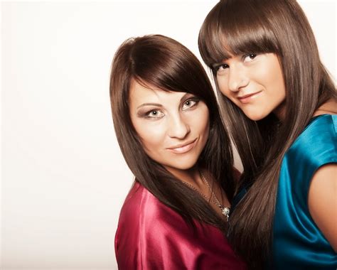 Deux Jeunes Filles Sexy Photo Premium