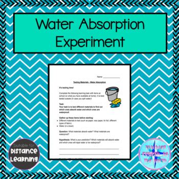 Exploring Liquids Boats Water Absorption Activity Tpt