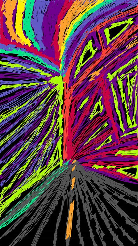 Download Trippy Dope Abstract Colors Wallpaper