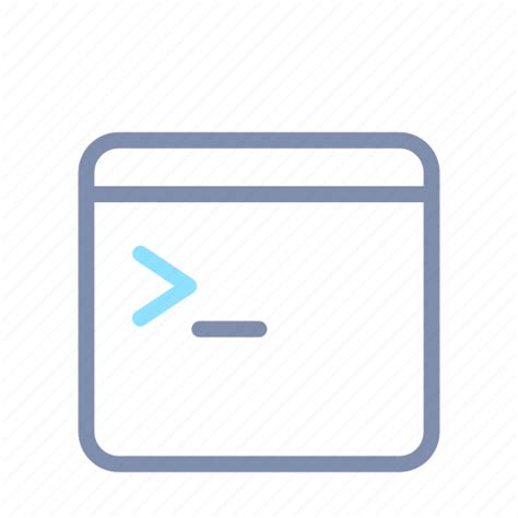 App Coding Developer Development Programming Terminal Web Icon