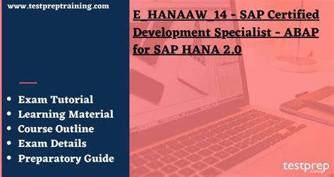 E Hanaaw 14 Sap Certified Development Specialist Testperp Training