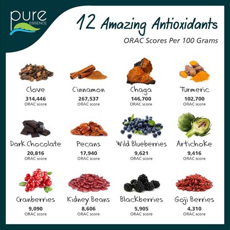 12 Amazing Antioxidants Understanding The Orac Score Antioxidants