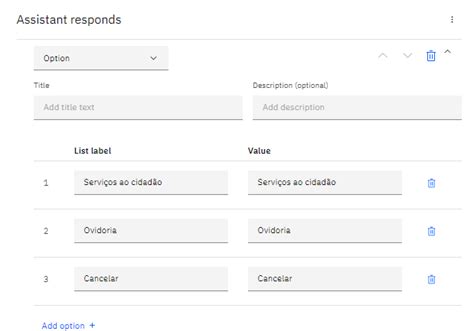 ibm cloud ibm watson assistant in flutter how to show options