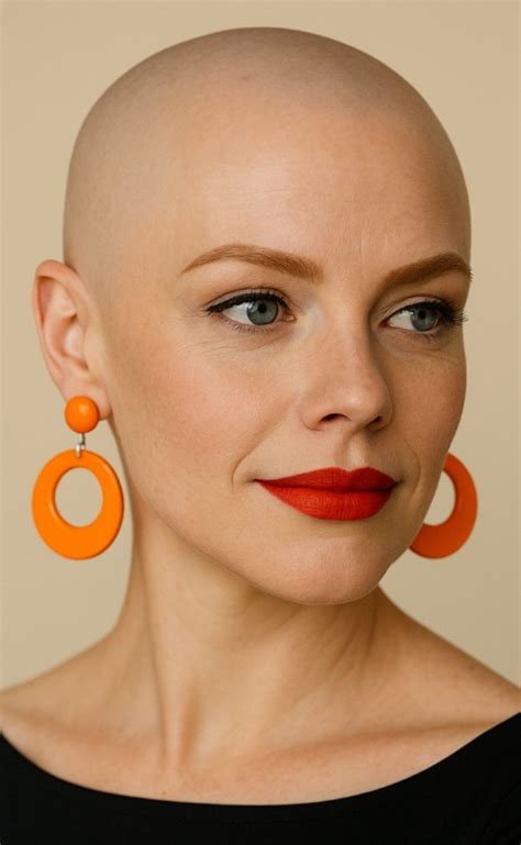 Less Is More In 2025 Bald Head Women Bald Women Shaved Head