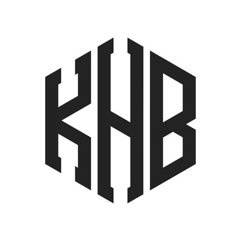 Premium Vector Khb Logo Design Initial Letter Khb Monogram Logo Using