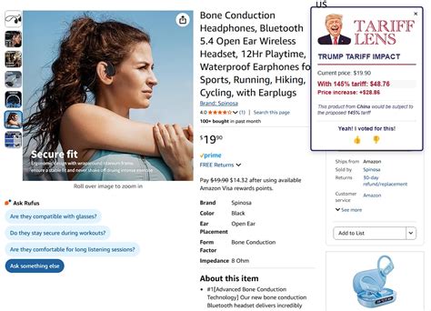 New Chrome Extensions Reveal Tariff Impacted Prices On Amazon Ebay