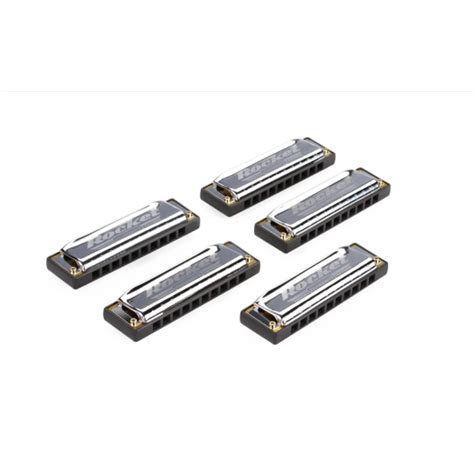 Hohner Rocket Pro Pack 5 Piece Harmonica Set With Case