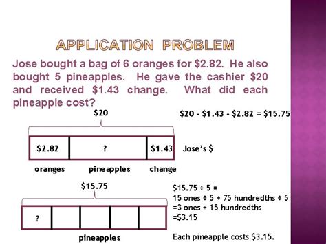 Lesson 15 Objective Divide Decimals Using Place Value