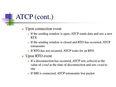 Ppt Improving Tcp Performance Over Mobile Networks Powerpoint Presentation Id4274325