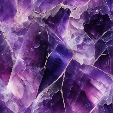 Premium Ai Image Amethyst Texture Pattern With Great Detail
