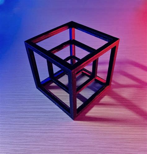 Tesseract Infinity Geometric Cube Enhanced Desktop Hypercube Hypercube Model Tesseract