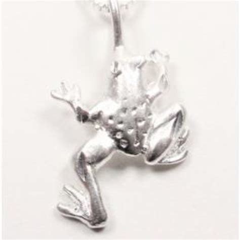 Jewelry Sterling Silver Cute Speckled Tree Frog Necklace Poshmark