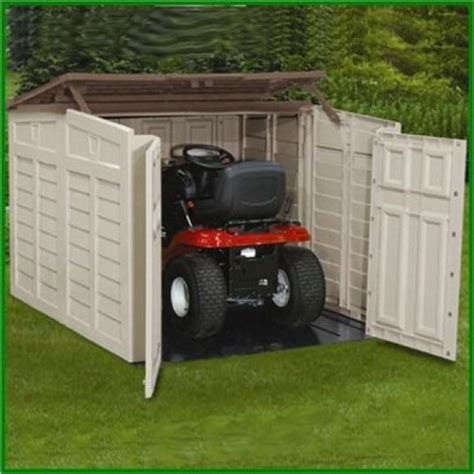 Diy Lawn Mower Storage Shed