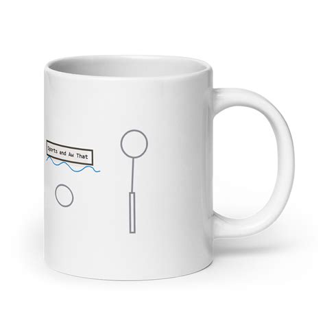 White Glossy Mug Sports And Aw That
