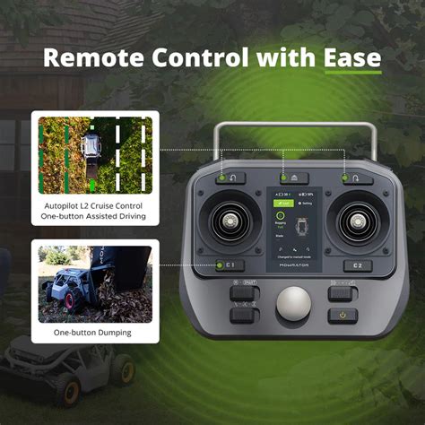 Mowrator S1 Remote Control Lawn Mower 4wd 18ah Super Battery Wellbots