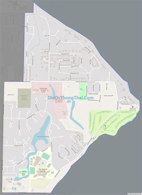 Map Of Wind Point Village Thong Thai Real