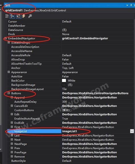 DevExpress GridControl组件的EmbeddedNavigator属性添加用户自定义按钮 C S框架网