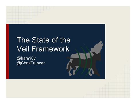Pdf The State Of The Veil Framework Dokumentips