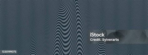Moire 벡터 추상 배경 선형 콘트라스트 가상 디지털 효과 이미지 최면 질감 광학 예술 트렌디 한 현대 스타일 흑백 왜곡 그리드 구름 무늬에 대한 스톡 벡터 아트 및 기타