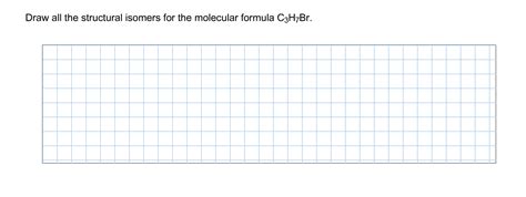 Solved Draw All The Structural Isomers For The Molecular Chegg