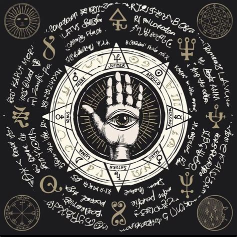 Golden Occult Mystic Spiritual Esoteric Vector Symbols Artofit