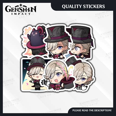 Lyney Genshin Impact Emoji Stickers Shopee Philippines