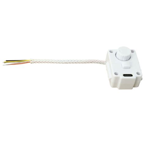 ღwhite 360 Degree Rotary Encoder Module Digital Pulse Output Individual Key Type C Interface Foi