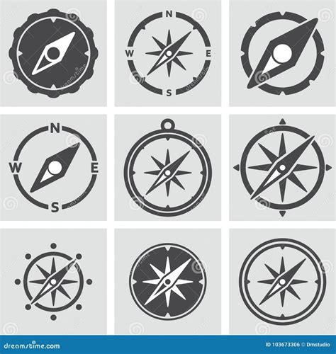 Compass And Map Icons Vector Illustration 11521422
