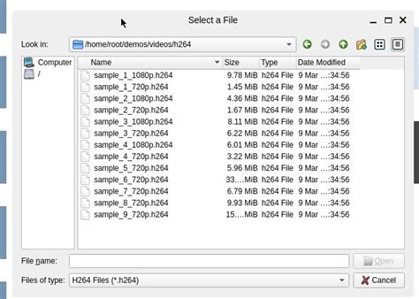 Using The Built In Applications — Synaptics Astra Sdk User Guide