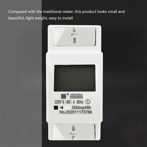 digital single phase energy meter kwh power consum grandado