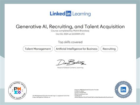 Generativeai Talentacquisition Recruitment Aiinhr Continuouslearning Futureofwork Mohit