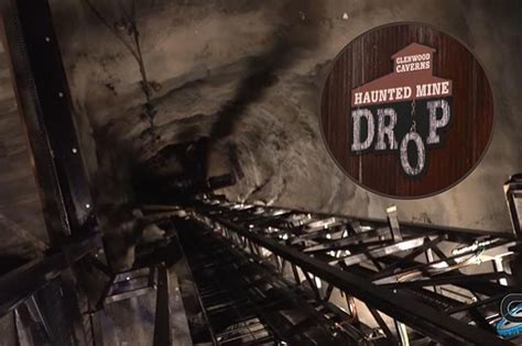 See Inside Glenwood Caverns Haunted Mine Drop