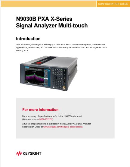 Used Keysight N9030b Pxa Signal Analyzer On Sale Used Keysight Equipment