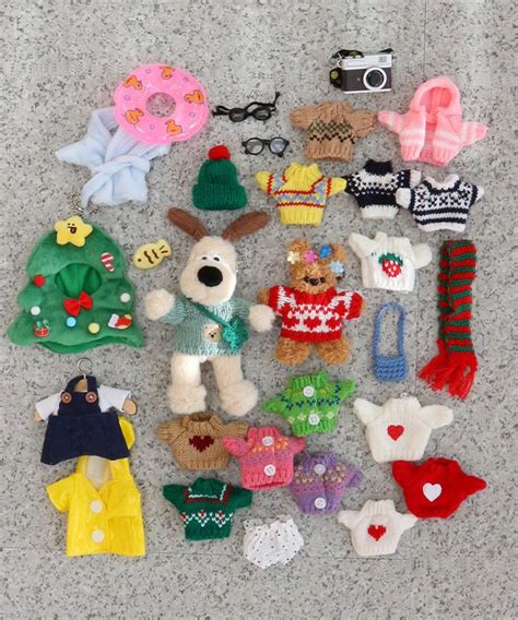 [인형옷 모음] 그로밋 숀 모루인형 아이돌 솜인형 꾸미기 옷 모음 에이블리