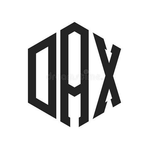 Dax Logo Design Initial Letter Dax Monogram Logo Using Hexagon Shape