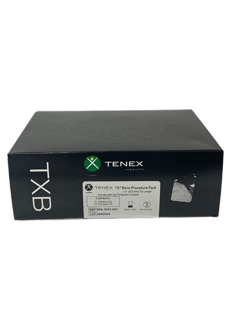 New Tenex Ref 554 3003 001 Tx Bone Procedure Pack 33mm Tip Length Exp 202211 Disposables