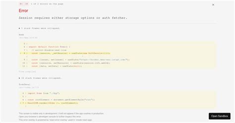Solid Client Auth Browser Demo Codesandbox