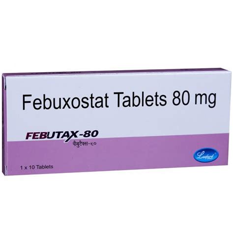 Febutax 80mg Tablet By Leeford Healthcare Garg Agency Pharma